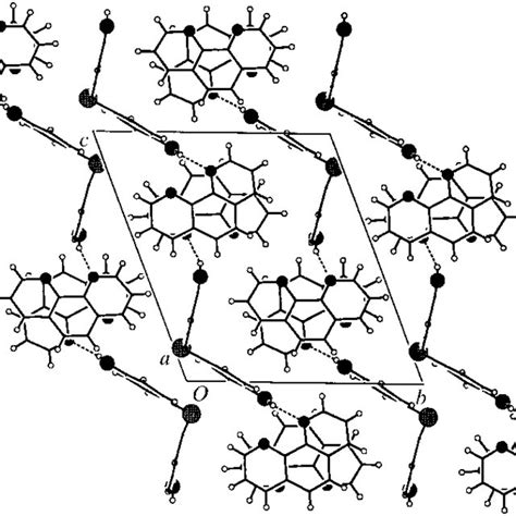 The Molecular Components Of Compound 3 Showing The Asymmetric Unit