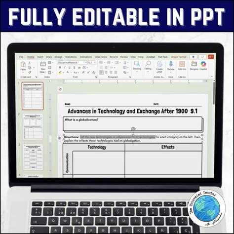 Ap® World History Review Unit 9 Graphic Organizer Activities Globalization Whap