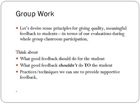 Feedback And Error Correction Global Standards For Education
