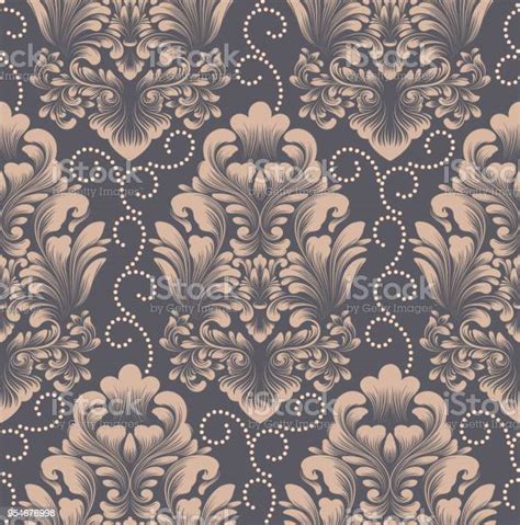 다 마스크 벡터 원활한 패턴 요소입니다 클래식 럭셔리 오래 된 구식된 장미 색 장식 로얄 빅토리아 원활한 질감 배경 화면 섬유 포장 절묘 한 꽃 바로크 템플릿입니다 고풍