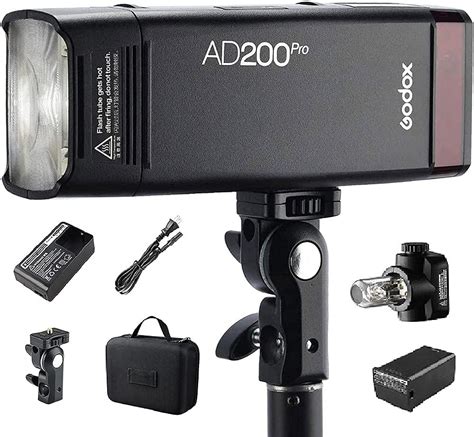 Amazon Godox フラッシュストロボ Ad200 プロ Ad200pro 2 4 グラムポケットスピードライトフラッシュ写真照明