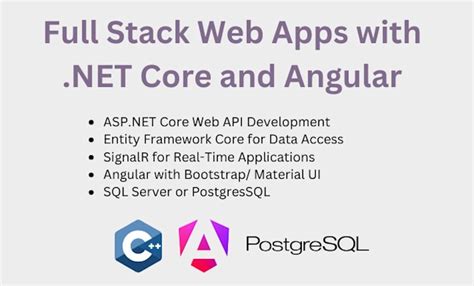 Be Your Full Stack And Dotnet Core And Angular Developer By