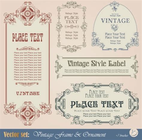 European Pattern Border 03 Vector Vectors Images Graphic Art Designs In Editable Ai Eps Svg