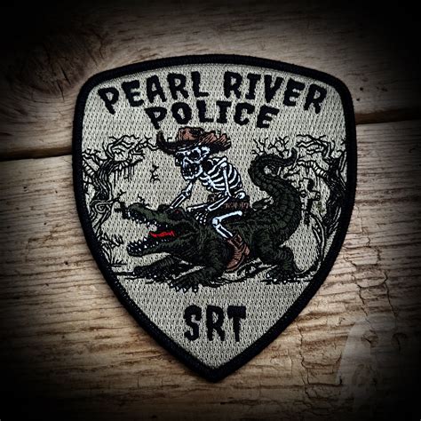 2025 Halloween Pearl River La Pd Srt 2025 Halloween Patch Ghost Patch