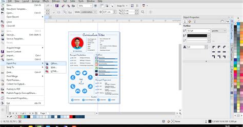 Cara Export File CorelDraw Ke Program Office TutorialDuaEnam