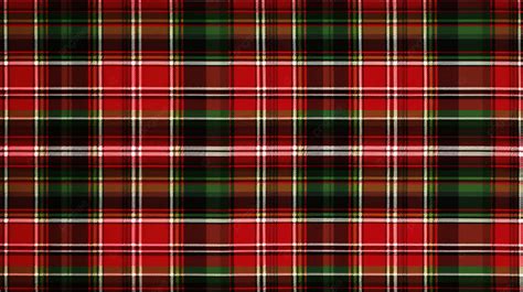 Retro Christmas Background With Seamless Tartan Pattern Tartan Pattern
