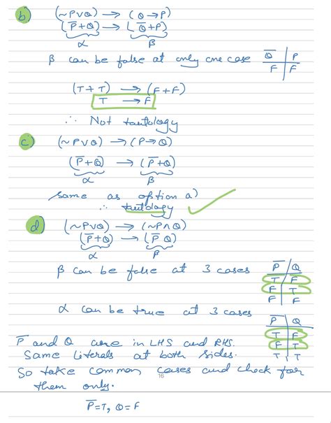 Mathematical Logic Discrete Mathematics Propositional Logic Test 1