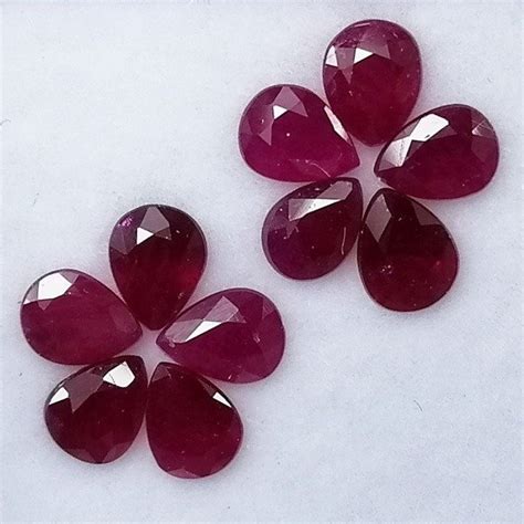 10 Pcs Ruby 2 36 Ct Catawiki
