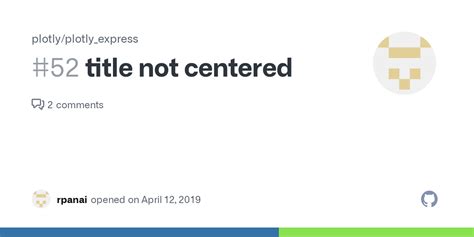 Title Not Centered Issue 52 Plotly Plotly Express GitHub