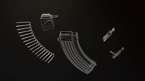 Mutasim El Mahrus Akm Kalashnikov Rifle Magazine