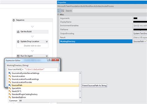Visual Studio Tfs Build Workflow Custom Variable Is Empty After