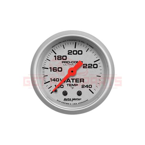 Autometer Gauge Water Temp Aut4332 657896865154 Ebay