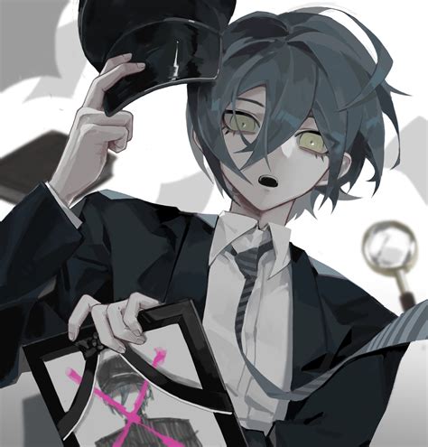 Saihara Shuichi Danganronpa And 1 More Drawn By Sitou Danbooru