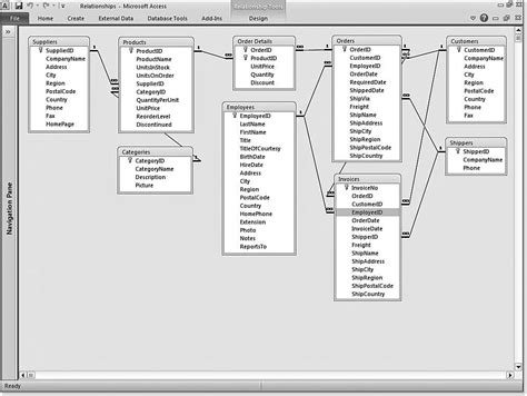 Ms Access Invoice Database Invoice Template Ideas Design Throughout