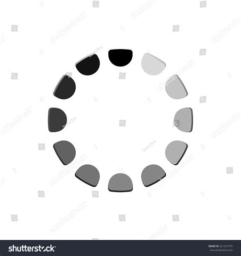 Vektor Stok Segmented Preloader Buffer Shape Progress Indicator Tanpa Royalti 321321575