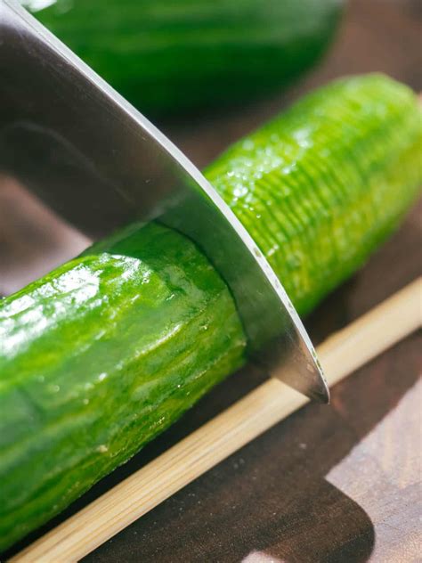 Sesame Spiral Cucumber Salad Yoko S Kitchen