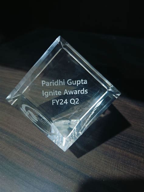 Paridhi Gupta On Linkedin Igniteaward Recognition Gratitude Teamwork Excellence Microsoft