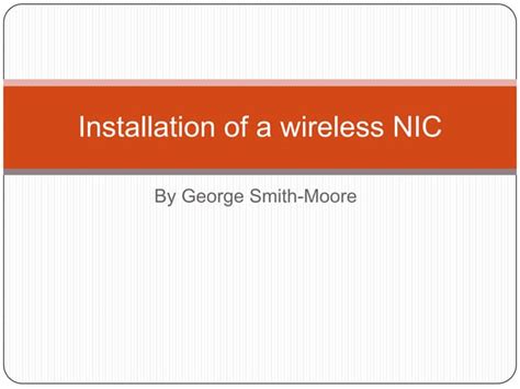 Tp Link Software Installation Ppt