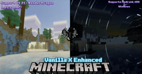 Vanilla X Enhanced Shader 121 120 Support Better Renderdragon