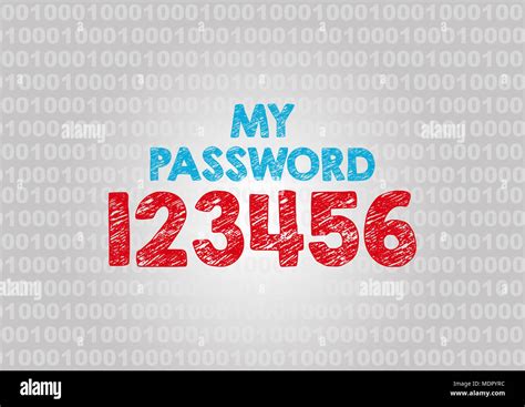 Internet Password Security Concept Binary Code With Text Stock Photo Alamy