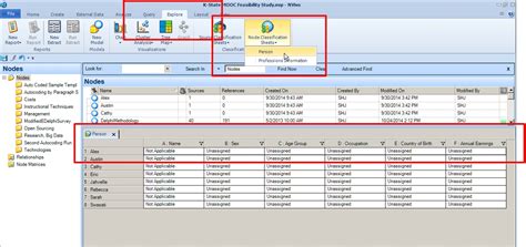 Creating Framework Matrices From Case Nodes And Theme Nodes