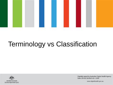 Pdf Terminology Vs Classification · Terminology Vs Classification