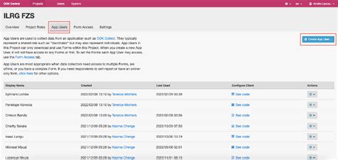 ODK Collect ILRG Documentation