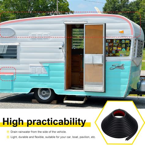 Gutter Screws Tondiamo 40 Ft Rv Rain Gutter Plastic Drip Rail Pvc Rain Strip Roof Rv Rain Gutters