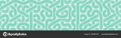 Colorful Tile Seamless Random Interweaving Wavy Lines Pattern Connection Art Stock Vector By