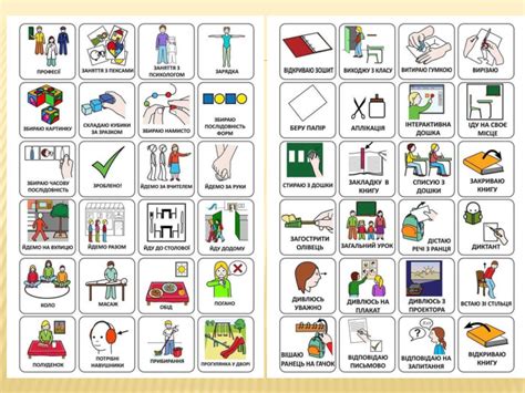Піктограми для дітей з РАС