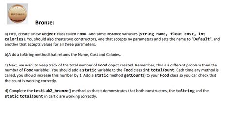 Solved This Class Will Test Our Labs By Running Static Chegg