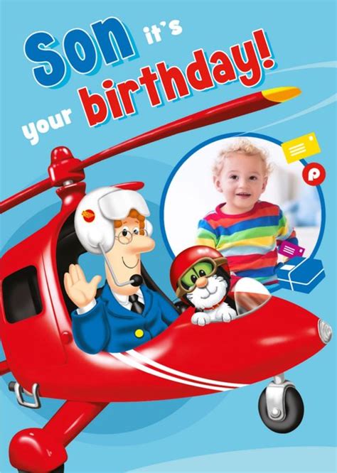 Postman Pat Son Its Your Birthday Photo Upload Birthday Card Moonpig