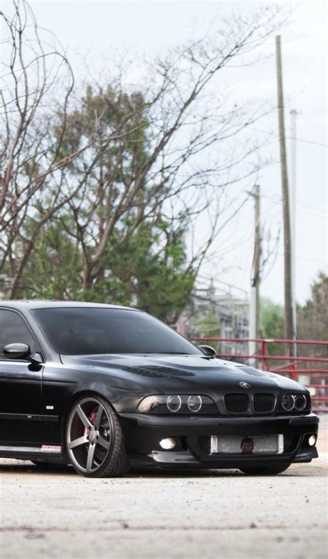 download wallpaper black e39 wheels trees m5 section bmw in