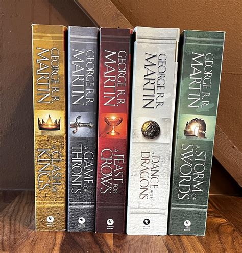 Jp Game Of Thrones Song Of Ice And Fire 5 Book Set 本