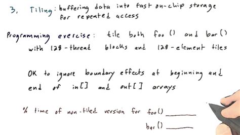 Tiling Program Quiz Intro To Parallel Programming Youtube