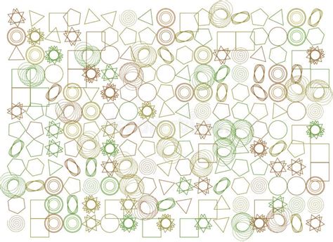 Pattern Of Shape Illustrations Background Stock Vector Illustration Of Square Geometric