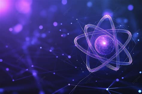 과학 또는 교육 디자인을 위한 어두운 배경에 원자와 빛나는 에너지를 가진 낮은 다중 과학 개념 저 폴리 과학 개념 원자 배경 일러스트 및 사진 무료 다운로드 Pngtree