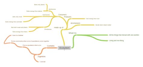 Ecosystem Coggle Diagram