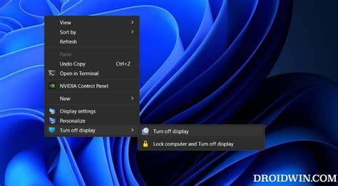 Add Turn Off Display Option In Windows Context Menu