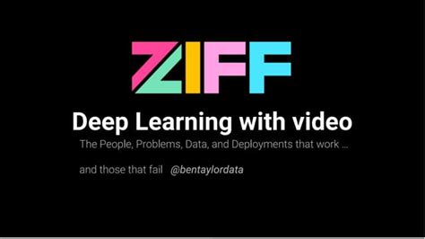 Deep Learning With Apache Mxnet On Video By Ben Taylor Ziff Ai