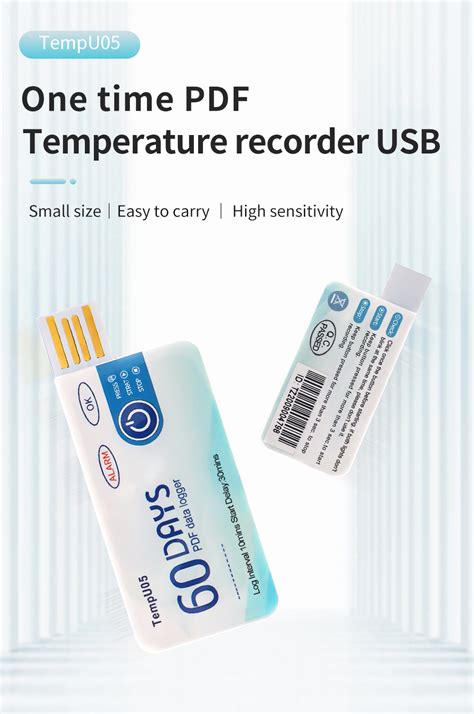Temperature Single Use Data Logger With Pdf Report High Quality Temperature Single Use Data