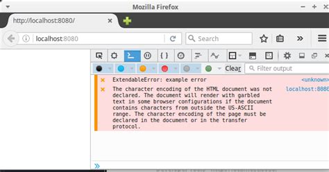 Javascript Firefox Doesnt Show Custom Error Messages Stack Overflow