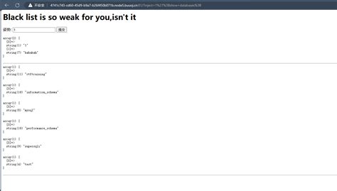 Gyctf2020 Blacklist Csdn博客