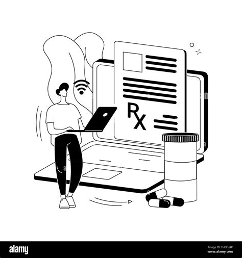 Online Prescription System Abstract Concept Vector Illustration Stock Vector Image And Art Alamy