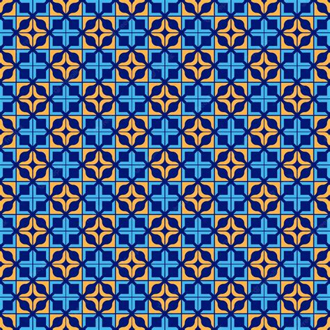 블루 추상 기하학적 패턴 프리미엄 벡터