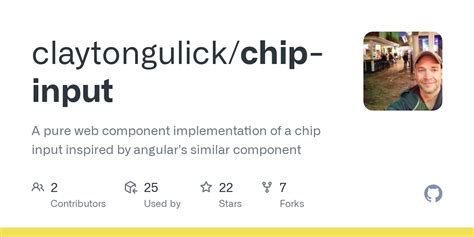 Github Claytongulick Chip Input A Pure Web Component Implementation Of A Chip Input Inspired