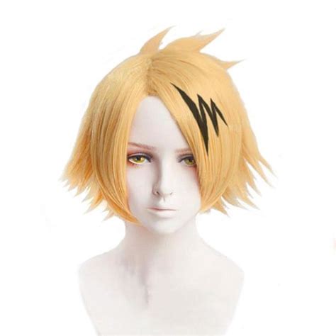 My Hero Academia Kaminari Denki Short Golden Cosplay Wig Mp005838 Artofit