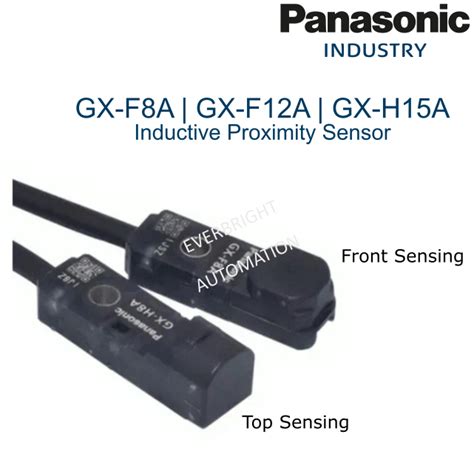 Panasonic Gx F8a Gx F12a Gx H15a Rectangular Inductive Proximity Sensor