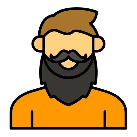 Premium Vector Beard Icon