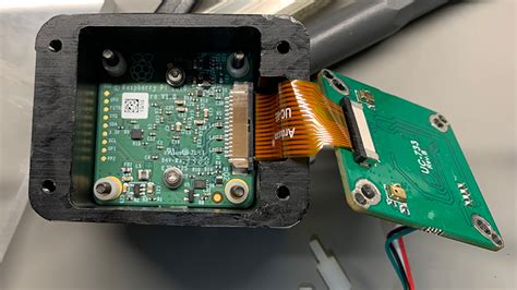 Raspberry Pi High Quality Camera On Trinocular Microscope